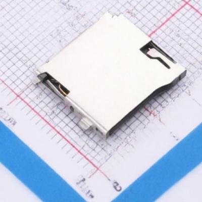China T-Flash Connector SHETIME TFW11-N1S1-2000-A External Welding Card Holder with UL498 and RoHS Compliance for sale