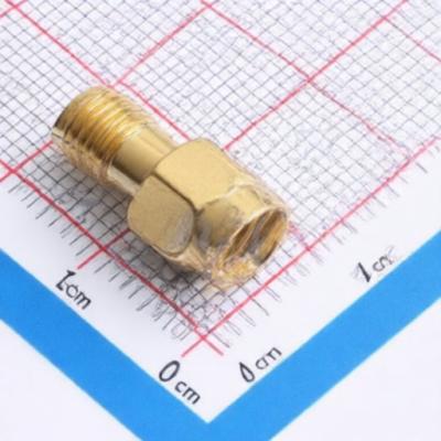 China High durability SMA coaxial RF connector SAMZO SMA-JK-173-L0-0 brass body PTFE insulator gold finish for sale