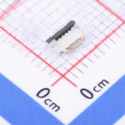 China 0.5mm pitch ZIF FPC connector SHOU HAN 0.5-6PQFHY-H1.0 119 with thermoplastic housing and copper alloy contacts for sale