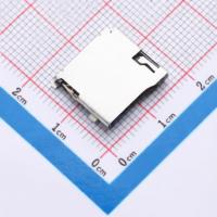 China TFlash Connector SHETIME TFW11-S1F2-2000-A Featuring Nickel Underlayer and Matte Tin Solder Leg Area for sale