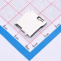 China Electrical and mechanical tested SHETIME TFC6A-N1S1-2000-A TF card connector designed for surface mounting for sale