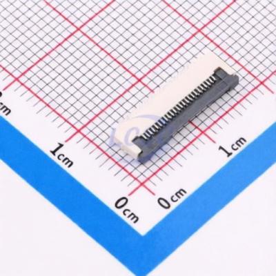 China Electrical connector SHOU HAN 0.5-24P XGXJ-H2.0 119 featuring 0.5 PH pitch and 2.0H ZIF FPC series design for sale