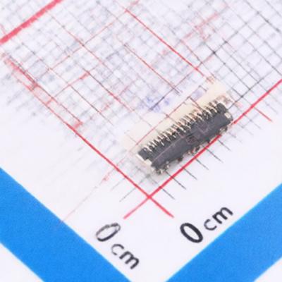 China 0.3mm Pitch FPC Connector SHOU HAN 0.3-21P XGXJ-H1.0 with Phosphor Bronze Terminals and LCP Housing for sale