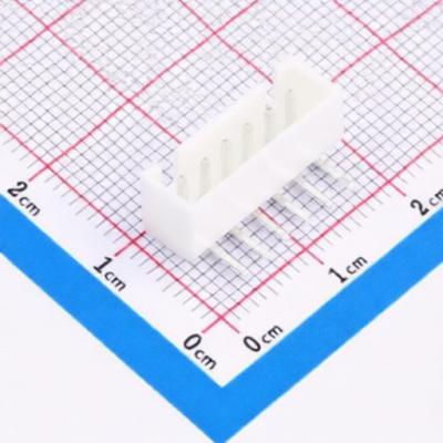 China electrical connector SHOU HAN 2.54-6P WZDK pin header with phosphor bronze contacts and nylon shell for sale