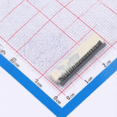 China Flexible Flat Cable Connector SHOU HAN 1.0-20P XGXJ-H2.0 with Phosphor Bronze Contacts and Tin Plated Surface for sale