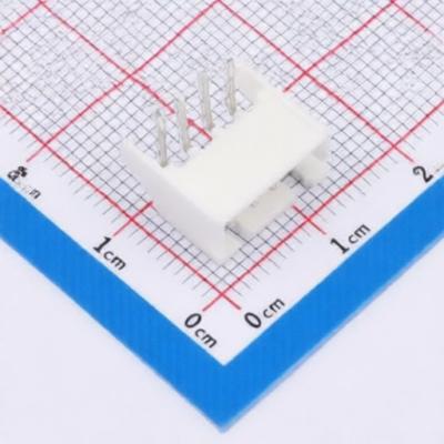 China Electrical pin header SHOU HAN 2.54-4P WZ-D with natural PA66 housing and tin plated phosphor bronze contacts for sale
