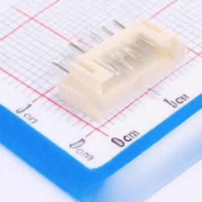 China electronic connector SHOU HAN 2.0mm-6P ZZ-MS pin header with phosphor bronze contacts and nylon housing for sale
