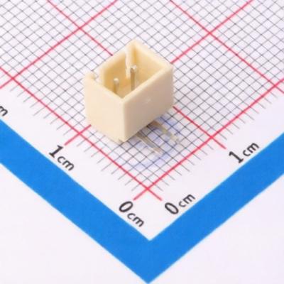 China electrical connector SHOU HAN 2.54-2P WZDK MS pin header from 1501 series with 2.54 millimeter pitch for sale