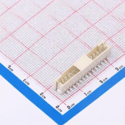 China 2.0mm Pitch Pin Header Connectors SHOU HAN 2.0-14P LT for Electrical Connections on PC Boards 1.2mm to 1.6mm Thick for sale