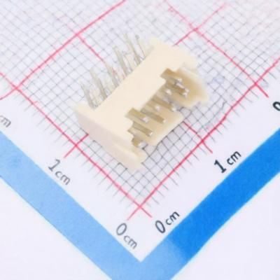 China Pin header SHOU HAN PHD2.0-2x5PWZMS strip connector suitable for PCB thickness range 1.2 to 1.6 millimeters for sale