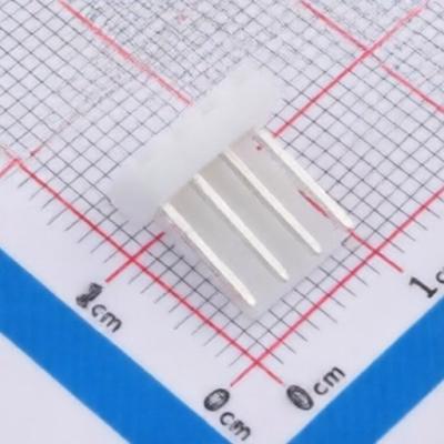 China Durable electrical connector SHOU HAN SH-2510-4AW pin header with natural color pa66 housing and 4 pins for sale