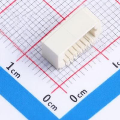China electrical SHOU HAN 1.0-2x8PWT pin header connector with beige nylon housing and tin plated contacts for sale