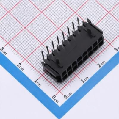 China Connector SHOU HAN MX3.0-2x8PWZ featuring brass contacts and nylon housing designed for PCB connections for sale