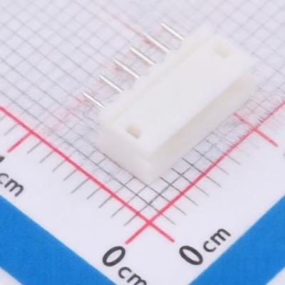 China Durable Electronic Connector SHOU HAN 1.5-6P ZZ Featuring Phosphor Bronze Contacts and White Housing for sale