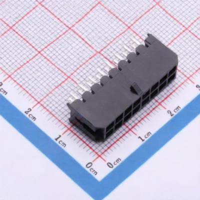 China Electronic connector SHOU HAN MX3.0-2x8PZZ with tin plated brass contacts and rated current 5 amperes for sale