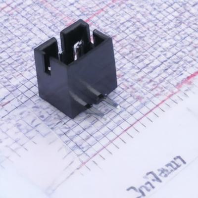 China pin header SHOU HAN 2.0-2P WZ-H connector compatible with PC board thickness 1.2 to 1.6 millimeters for sale