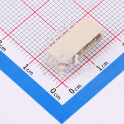China Connector suitable for pc boards 16mm thickness supports awg22 to 28 wire sizes SHOU HAN 5264-5P ZZMS rated 250v acdc for sale