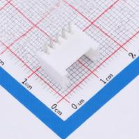 China Electronic pin header SHOU HAN 2.0-5P WZDK-D with white nylon housing and tin plating contact finish for sale