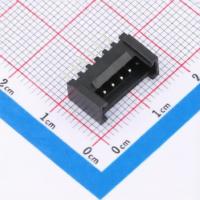 China Strip connectors SHOU HAN 2.0-6P ZZDK-H for electrical connections on pc boards 12mm to 16mm thick for sale