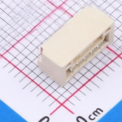 China Printed circuit board connector SHOU HAN SH-GH1.25-5PWB with phosphor bronze contacts and UL94V-0 compliant housing for sale