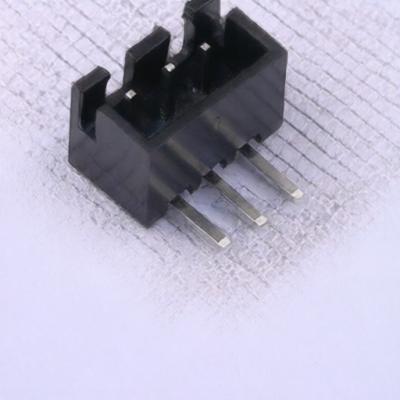 China Durable electronic connector SHOU HAN 2.54-3P WZ-H with tin plated phosphor bronze contacts and plastic housing for sale