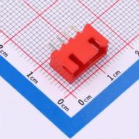 China Durable pin header connector SHOU HAN 2.54-4P ZZ-R with nylon66 housing and phosphor bronze contacts for sale