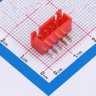 China electrical connection pin header SHOU HAN 2.54-5P WZ-R with phosphor bronze contacts and tin plating for sale