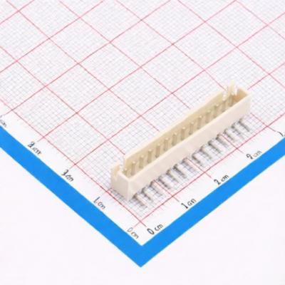 China SHOU HAN 2.54mm 14P WZ MS pin header with insulation resistance 100M and operating temperature range for sale