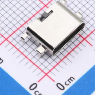 China Precision engineered SHOU HAN TYPE-C 6P CB1.2 connector with gold plated terminals and robust mechanical properties for sale