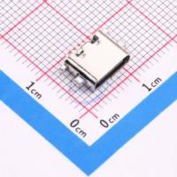 China SHOU HAN TYPE-C 6P CB1.6 073 connector featuring low contact resistance and strong connection force for sale