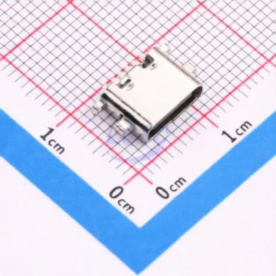 China SHOU HAN TYPE-C 6P CB1.6 073 connector featuring low contact resistance and strong connection force for sale