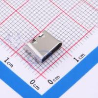 China High temperature SHOU HAN TYPE-C 6PIN connector with stainless steel mid plate and front shell materials for sale