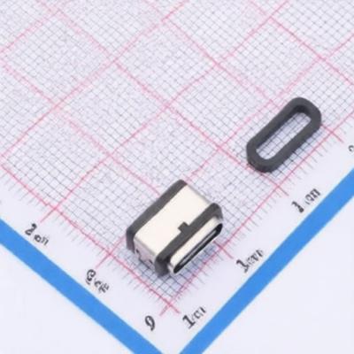 China IPX8 Waterproof USB Type-C Connector with 6P Contacts and 5000 Connect-Disconnect Life for Durable Performance for sale
