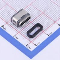 China Durable SHOU HAN TYPE-C 16PFS 4J-H7.05 IPX6 Connector with Gold Plated Contacts and Waterproof Shell for sale