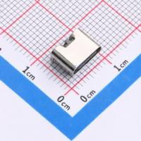 China Durable SHOU HAN TYPE-C 6P WTL6.5 108 Connector with Gold Plated Terminals and Stainless Steel Housing for sale