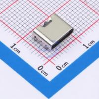 China SHOU HAN Type-C Connector with 6P Contacts 5000 Connect-Disconnect Life and 3A Current Rating for Stable Electronic Connections for sale