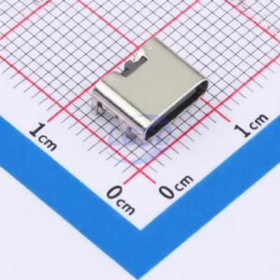 China SHOU HAN Type-C Connector with 6P Contacts 5000 Connect-Disconnect Life and 3A Current Rating for Stable Electronic Connections for sale