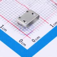China Micro USB Connector SHOU HAN MICRO 5.9ZB5.7 WZ with Tin Plated Shell and Copper Alloy C5191 Contacts for sale