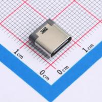 China TYPE-C connector SHOU HAN TYPE-C 2P HX8.6 108 with zinc alloy housing and UL94 V-0 rated materials for sale