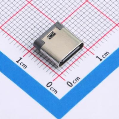 China TYPE-C connector SHOU HAN TYPE-C 2P HX8.6 108 with zinc alloy housing and UL94 V-0 rated materials for sale