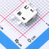 China Micro USB Connector SHOU HAN MICRO 4PCB1.0 JB with Durable Nickel Plated Housing and High Insulation Resistance for sale
