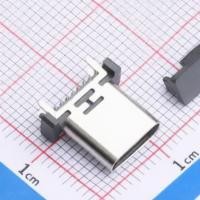 China Precision SHOU HAN TYPE-C 16P LTH10.5 143 connector with LCP plus 30 percent glass fiber core material for sale