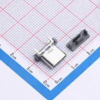 China Durable SHOU HAN Type-C Connector with 16P Contacts, SUS304 Nickel Plated Shell, and UL94V-0 Rated LCP Housing for sale