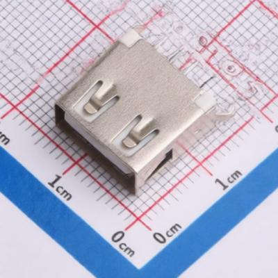 China USB Connector SHOU HAN AF 180°WJZB13.0 Tested for Connection Force and Terminal Strength Reliability for sale