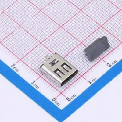 China Durable SHOU HAN Type-C Connector with 6P Contacts and 10.5mm Length for 5000 Connect-Disconnect Life for sale