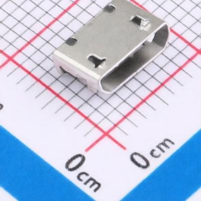 China Micro USB Connector SHOU HAN MICRO 5.9ZB5.0 WZ with Gold Plated Contact Area and Mechanical Strength for sale
