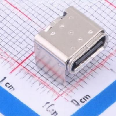 China High Reliability SHOU HAN 16PIN Type-C Connector with 5A Current Rating and 10000 Connect-Disconnect Life for Industrial Applications for sale