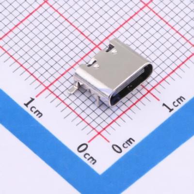 China Stable SHOU HAN Type-C Connector with 6P Contacts 5V 3A Rating and 5000 Connect-Disconnect Life for Reliable Performance for sale
