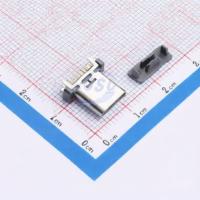China Industrial SHOU HAN TYPE-C 16P LCH10.5-B 143 connector with UL94V-0 rated materials and gold plated contacts for sale