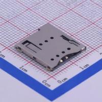 China SMT Push-Push Memory Card Socket with 1.5mm Height for Micro-SIM Cards in Consumer Electronics for sale